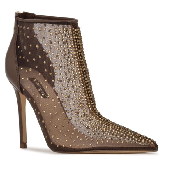 Shoes | Hot Sprinkled Cocoa Sheer Bootie Size 12 | Poshmark